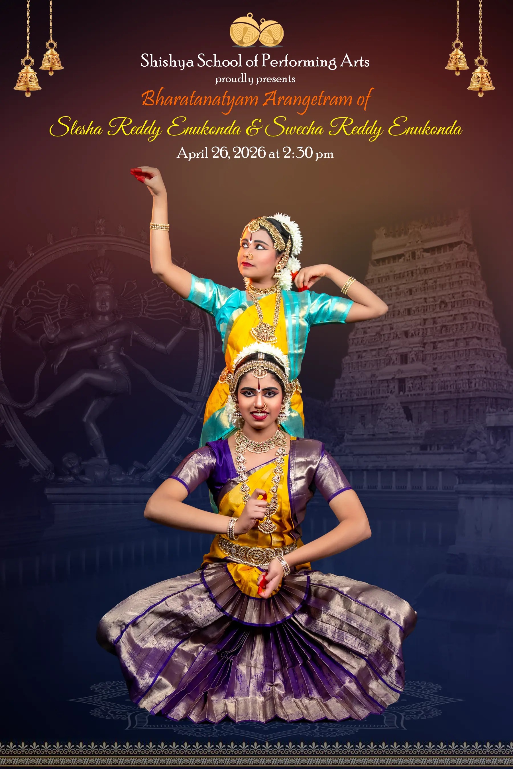 Slesha & Swecha — Bharatanatyam Arangetram